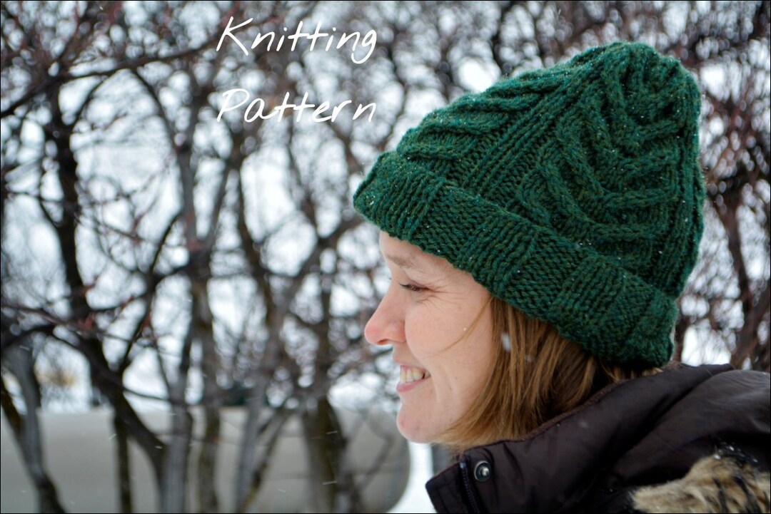 Bennington Hat Knit Hat Pattern / Winter Knit Hat / Knitted Hat Pattern ...