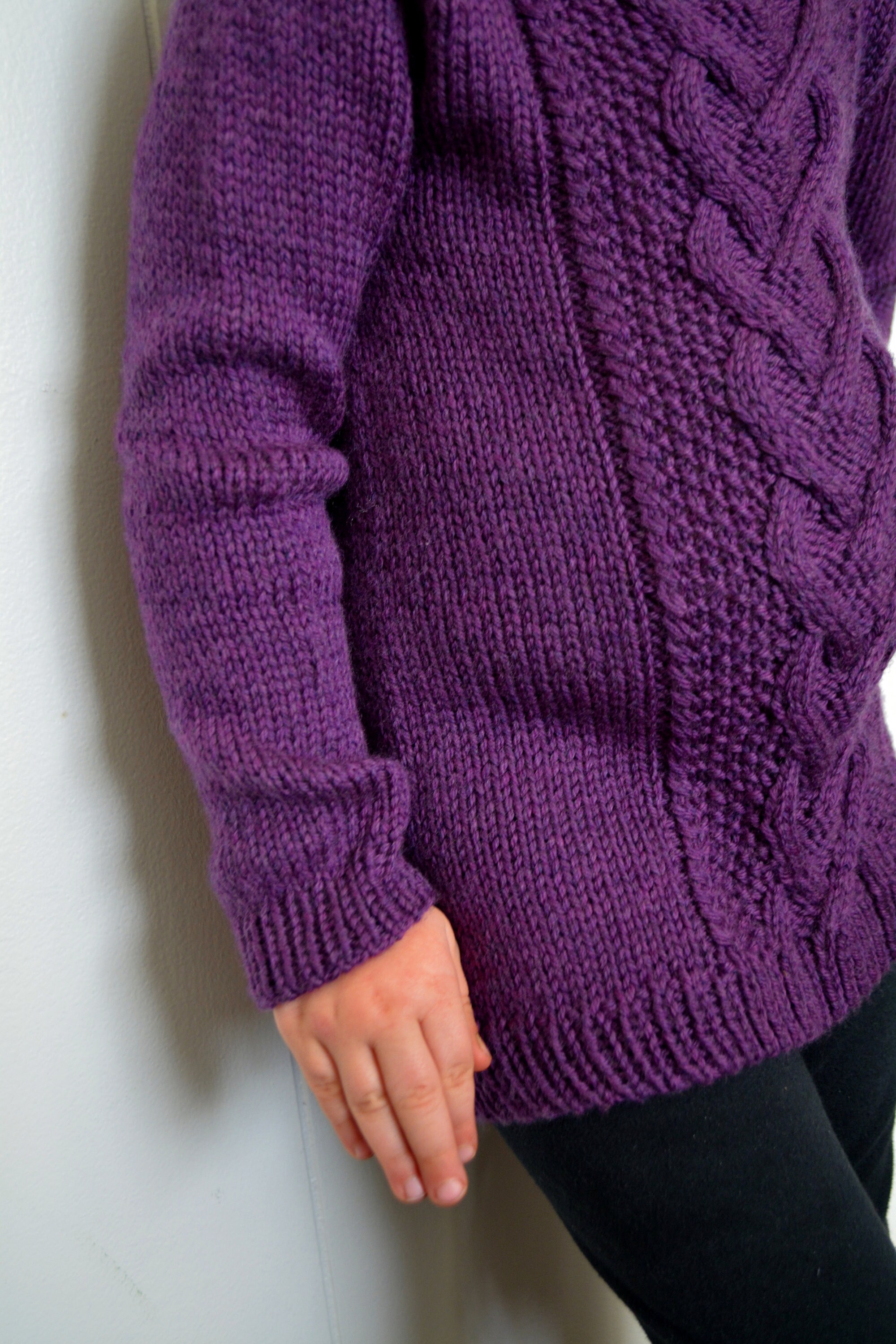 Wild at Heart Sweater Pattern / Knit Sweater / Cabled Kids Sweater ...