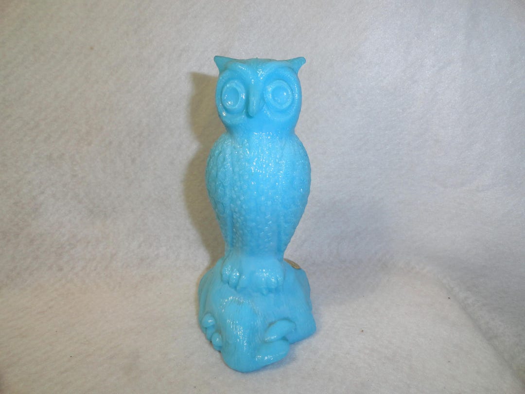 Vintage Westmoreland Art Glass MCM Owl Figurine - Etsy