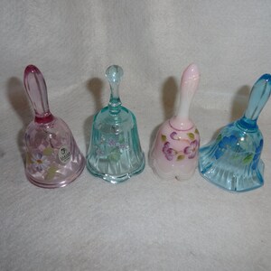 CHOICE of Fenton Hand Painted Mini Bells - Etsy