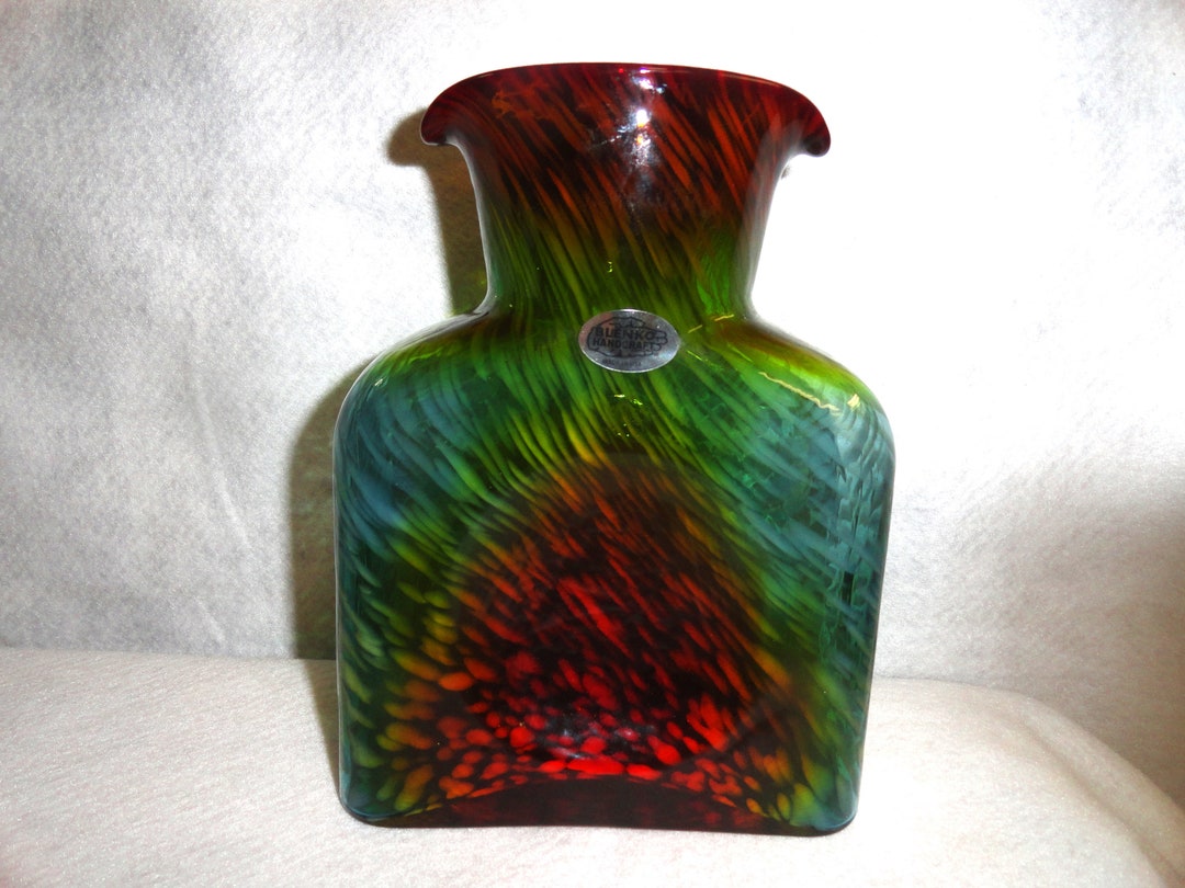 Blenko Dart Frog 384 Water Bottle New - Etsy