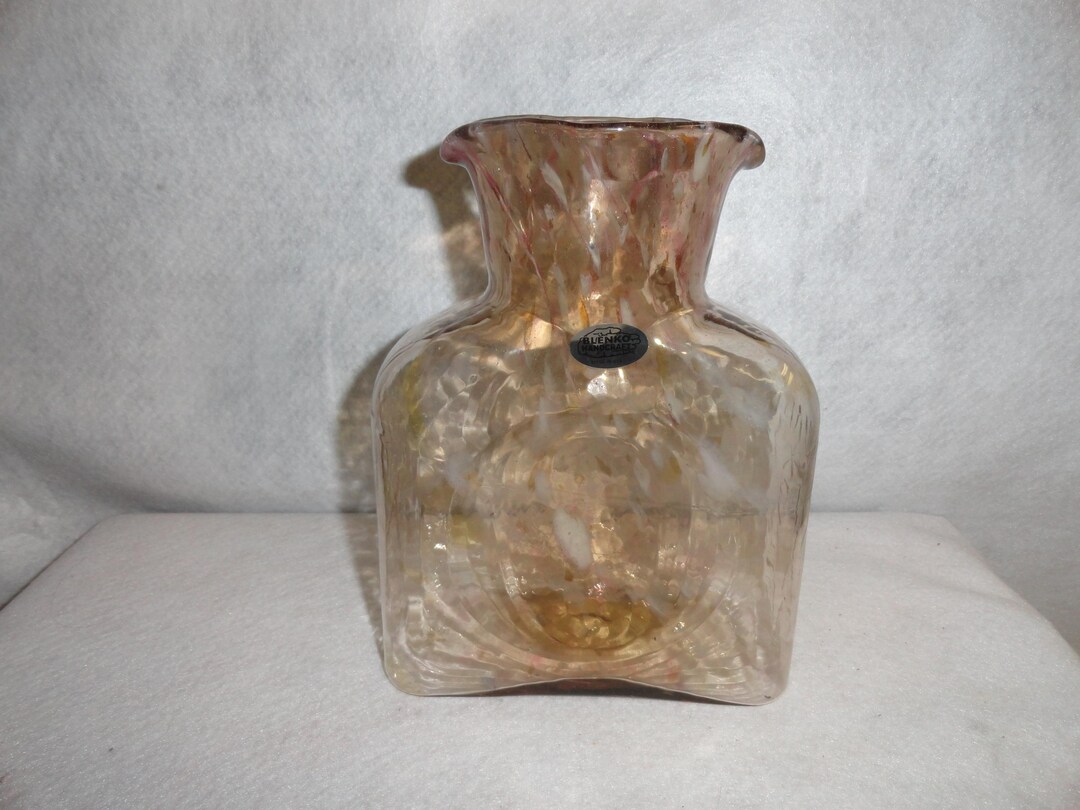 Blenko Pink Frit 384 Water Bottle Vase - New - Etsy