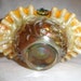 Fenton Aqua Opalescent Marigold Carnival Glass Inverted Strawberry ...