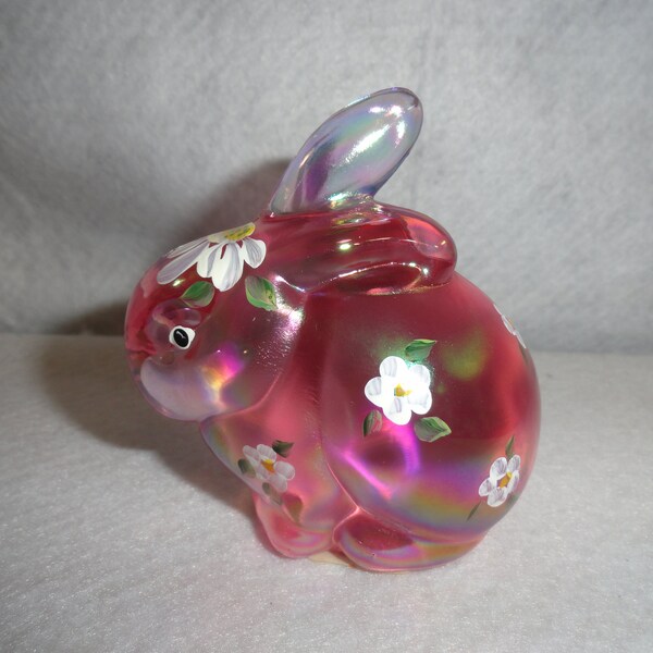 Fenton Glass Bunny - Etsy