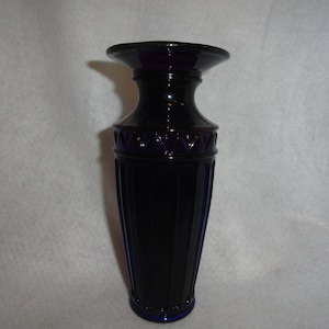 Fenton Royal Purple Art Glass Urn Vase - Etsy