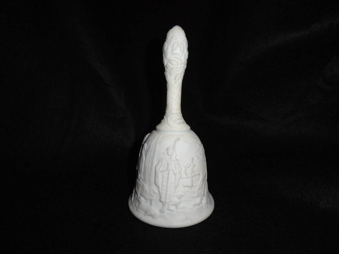 Fenton Nativity Bell - Etsy