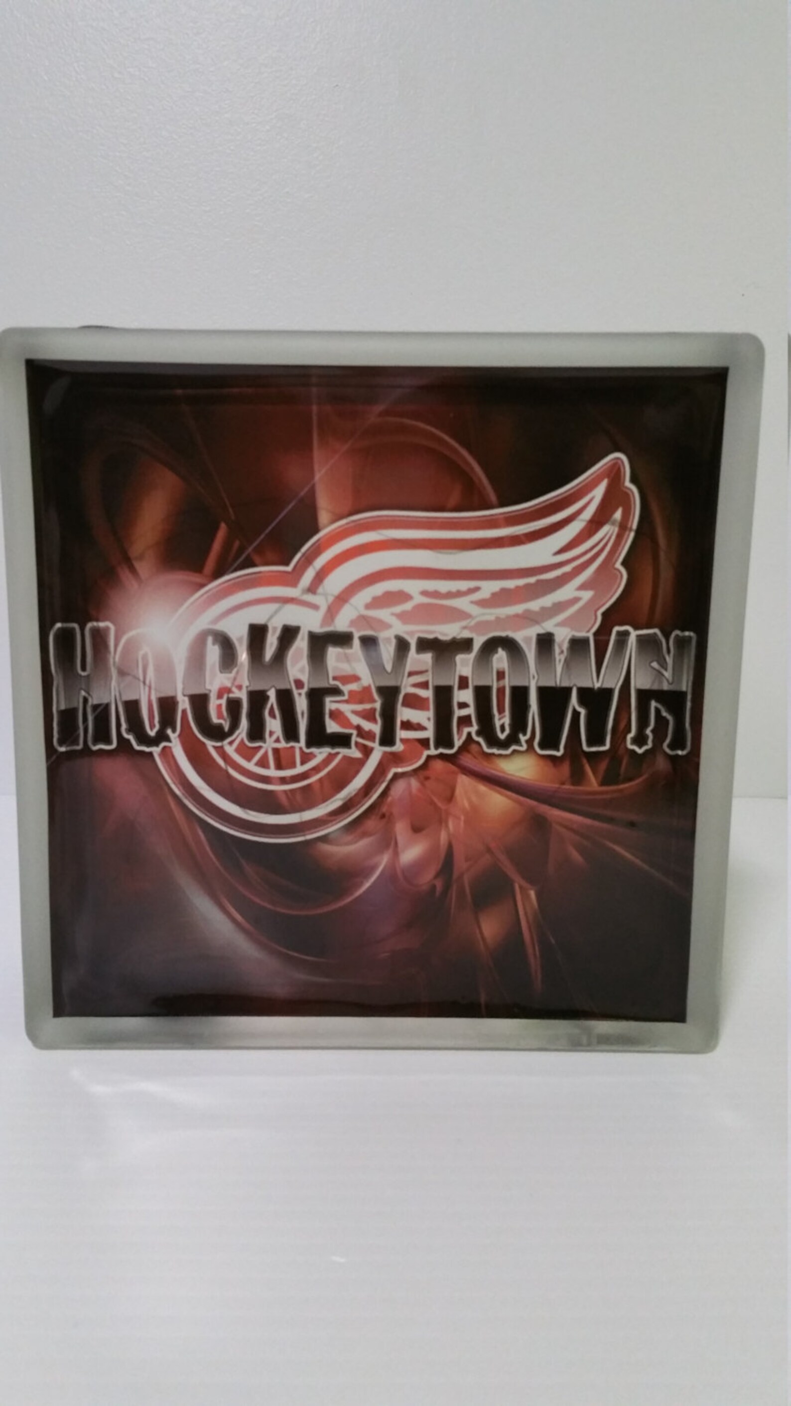 Detroit Red Wings Glass Block With Lights - Etsy