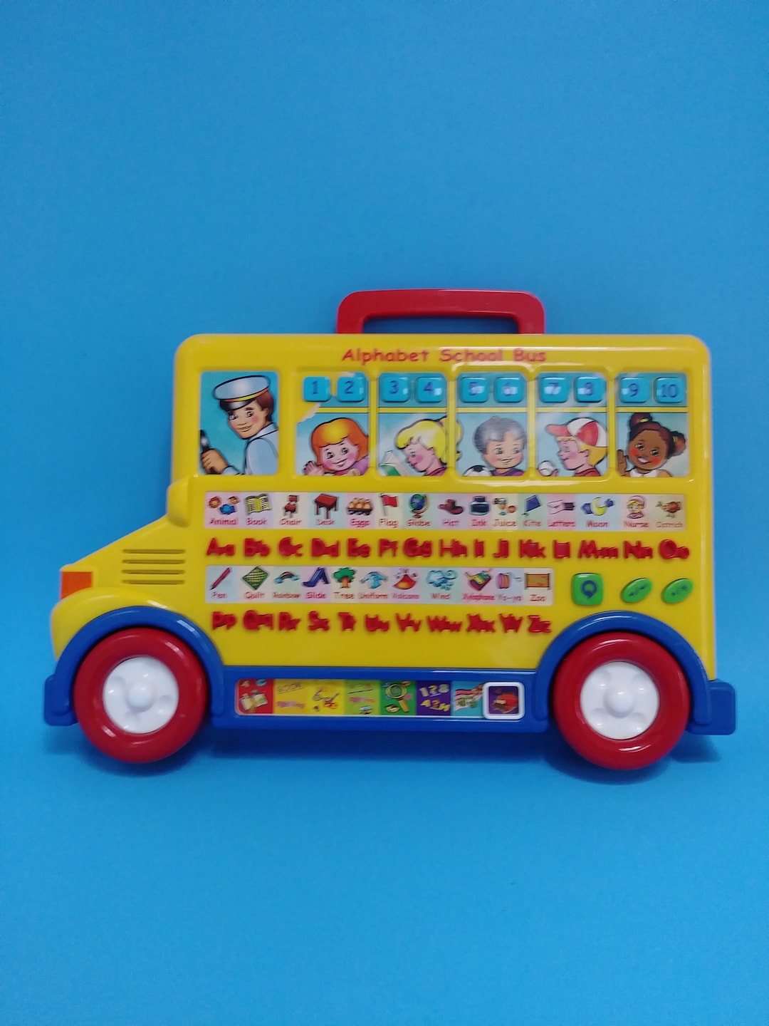 REDUCED ***** Alphabet School Bus / Learning Toy / Interactive Learning ...