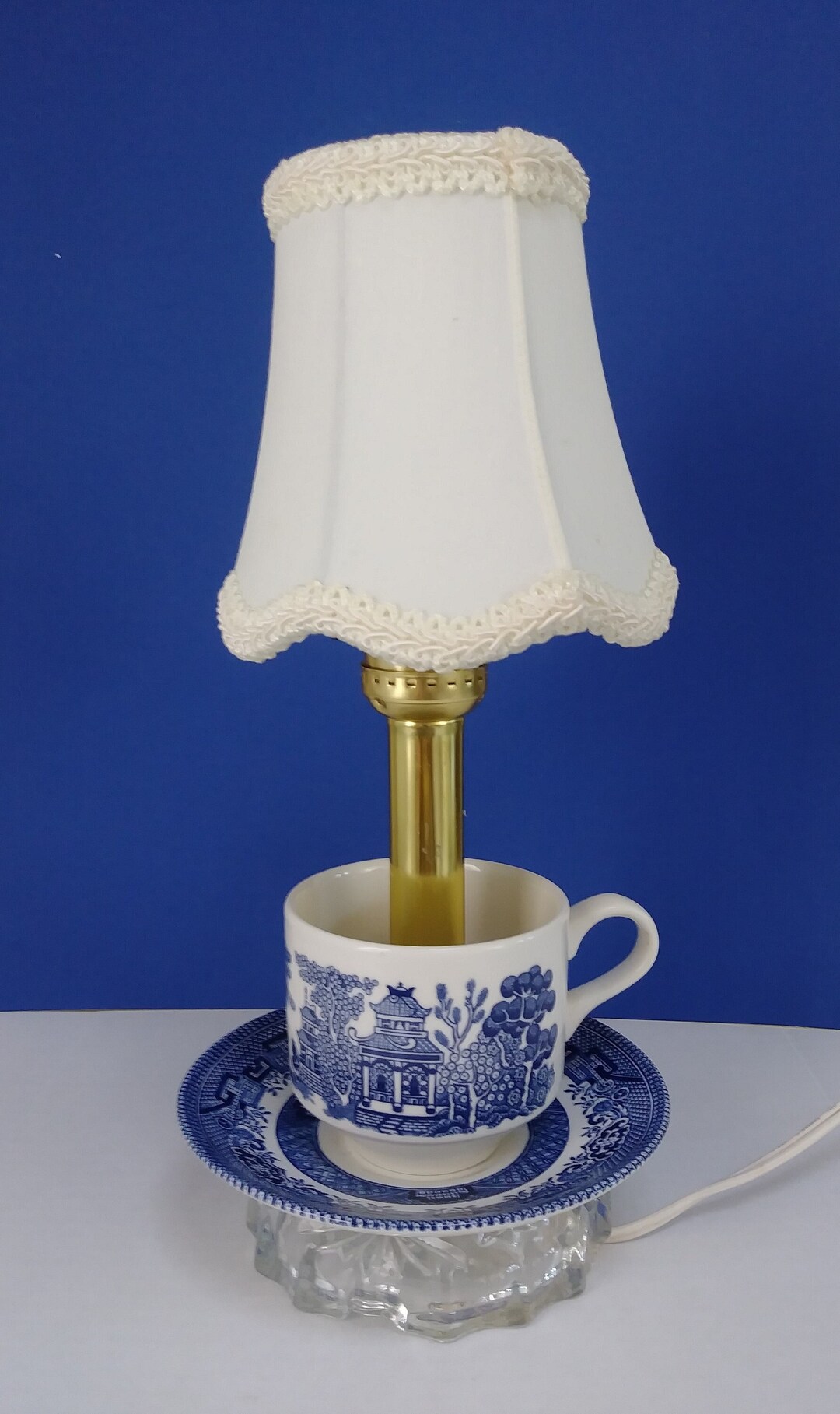 Enchanting Teacup Delight Small Table Lamp / Teacup and Saucer Small ...