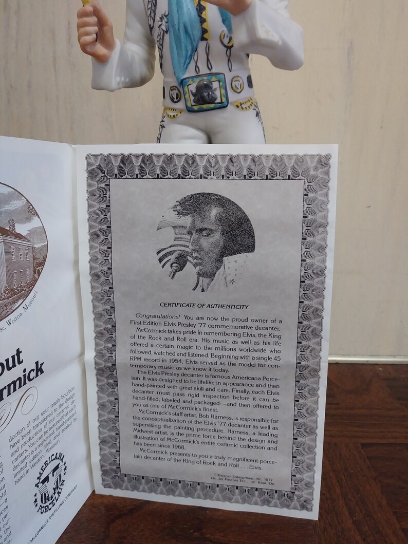Vintage Elvis Presley sincerely Elvis 1977 - Etsy