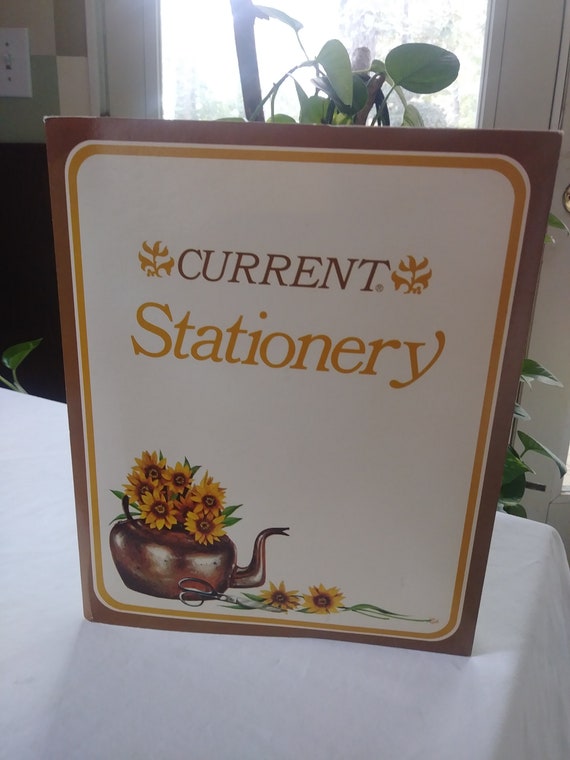 REDUCED 70's Current Stationery Sheets Stationery - Etsy