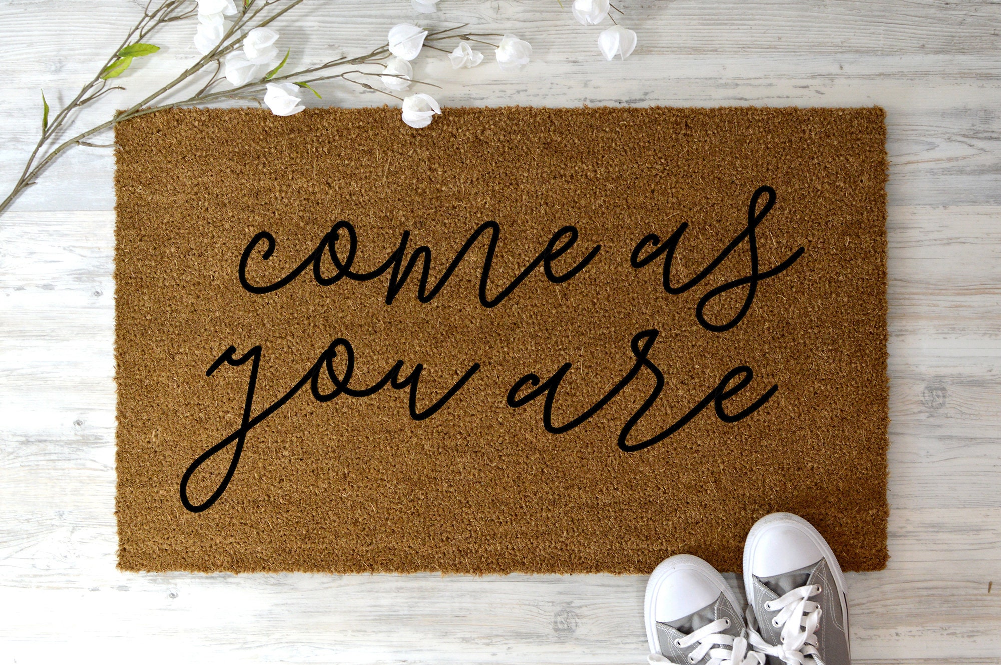 Come as you are Fall Doormat Welcome Mat New Home Gift | Etsy