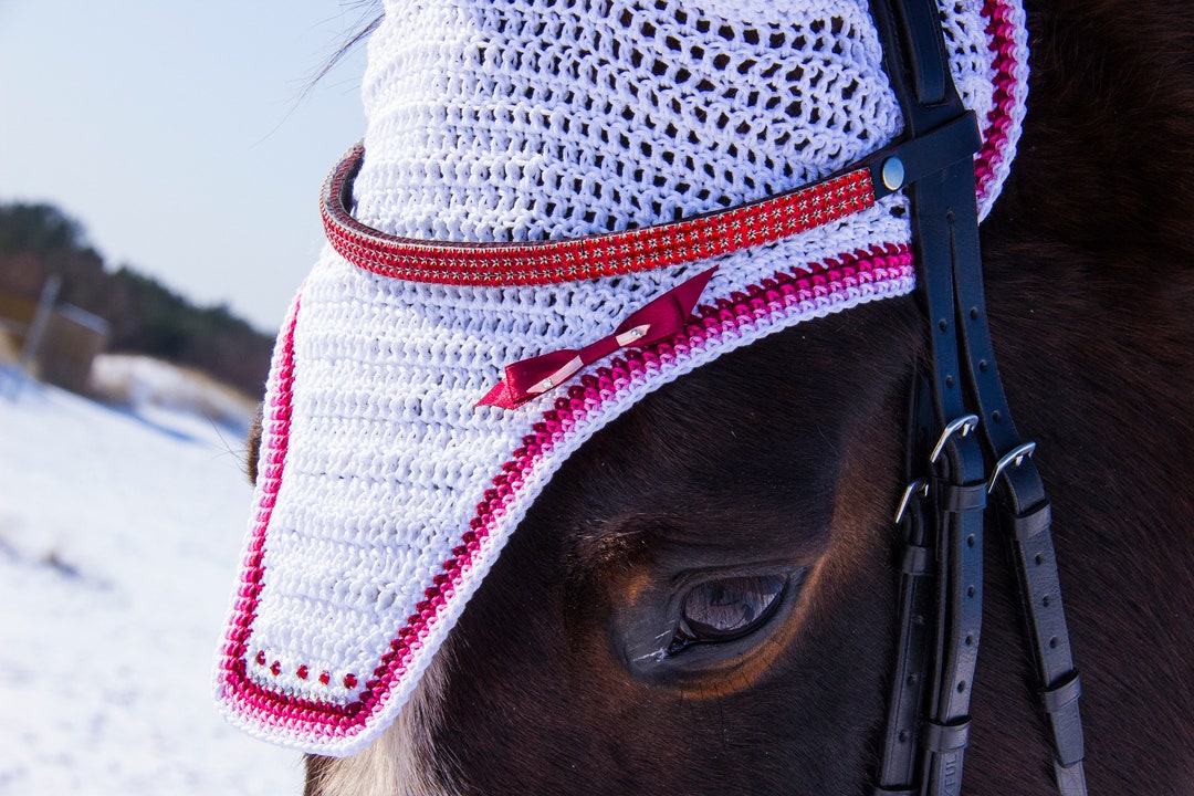 Fly Bonnet Cotton Ear Nets Anti-fly Veils for Horses - Etsy