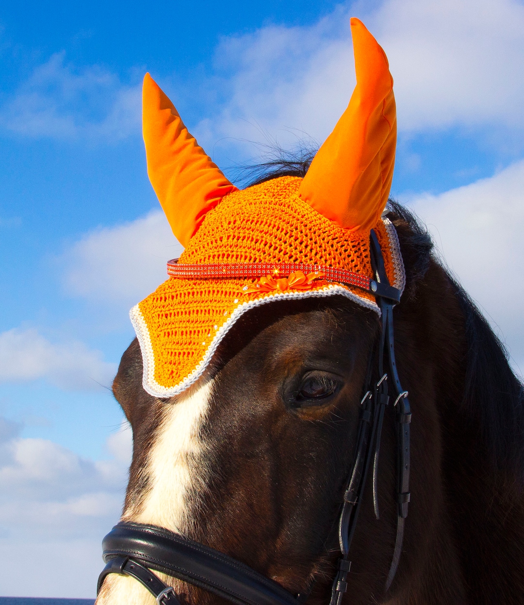 Reflective Fly Bonnet Cotton Ear Nets Anti-fly Veils for - Etsy