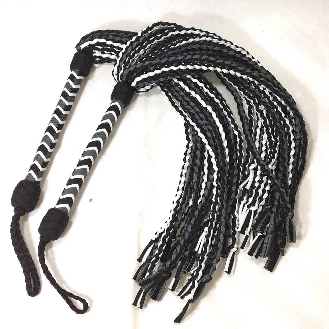 Gran Flogger de nylon con Braided Falls - Etsy España