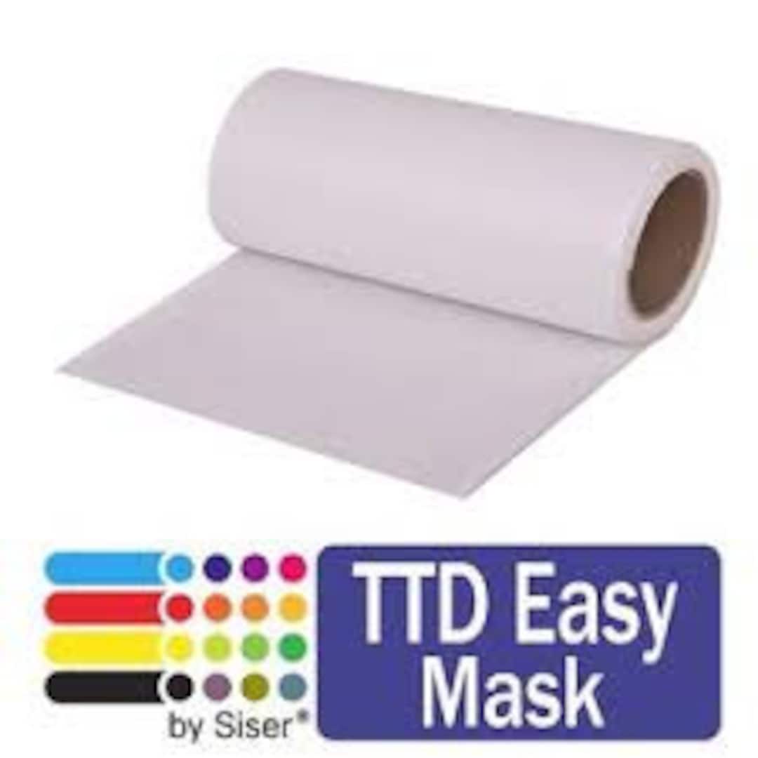 Siser TTD Easy Mask Heat Transfer Vinyl Carrier Sheet, HTV Transfer ...