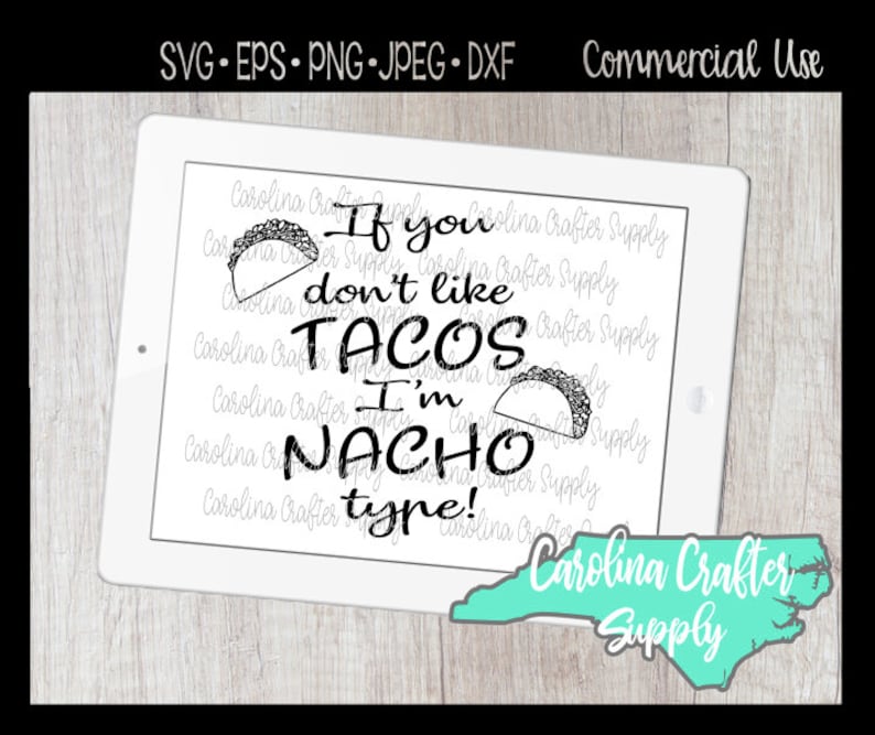 Tacos Cut File Bundle Taco Lover SVG If You Don't Like - Etsy
