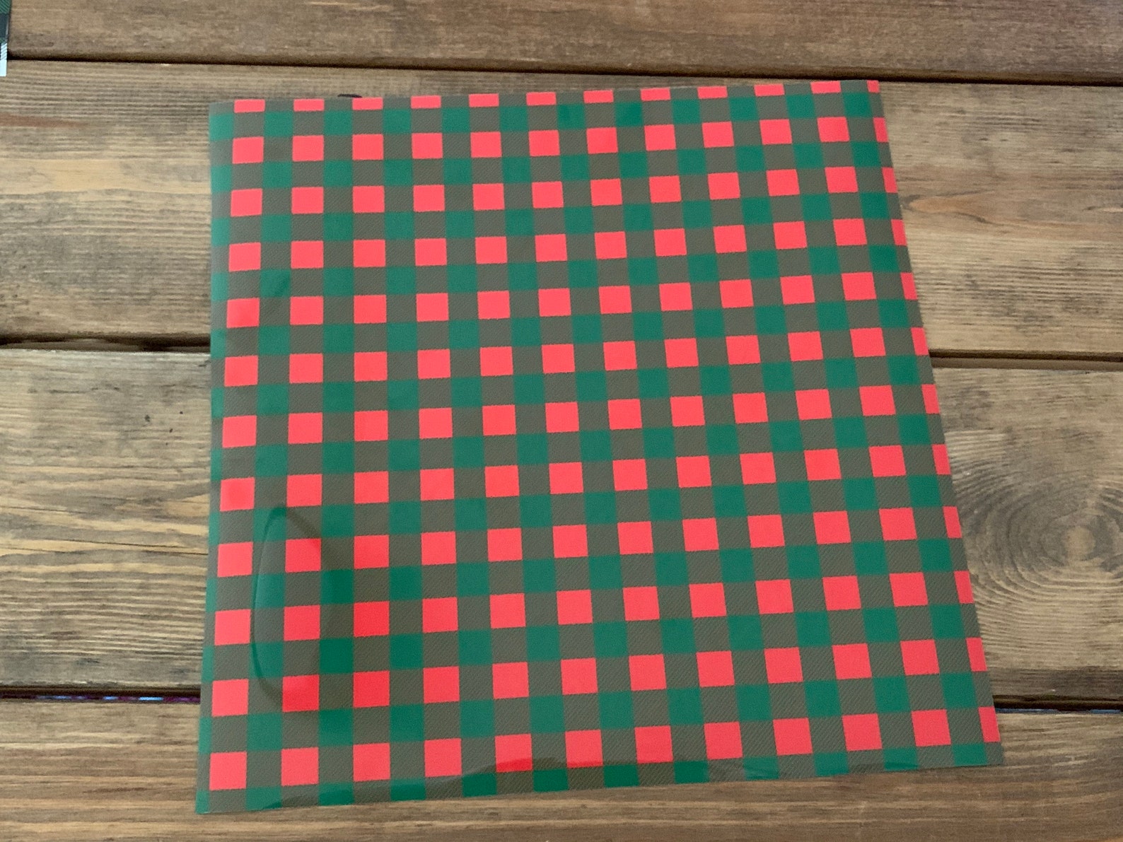 Buffalo Plaid HTV Christmas Plaid HTV Red Buffalo Plaid Htv | Etsy