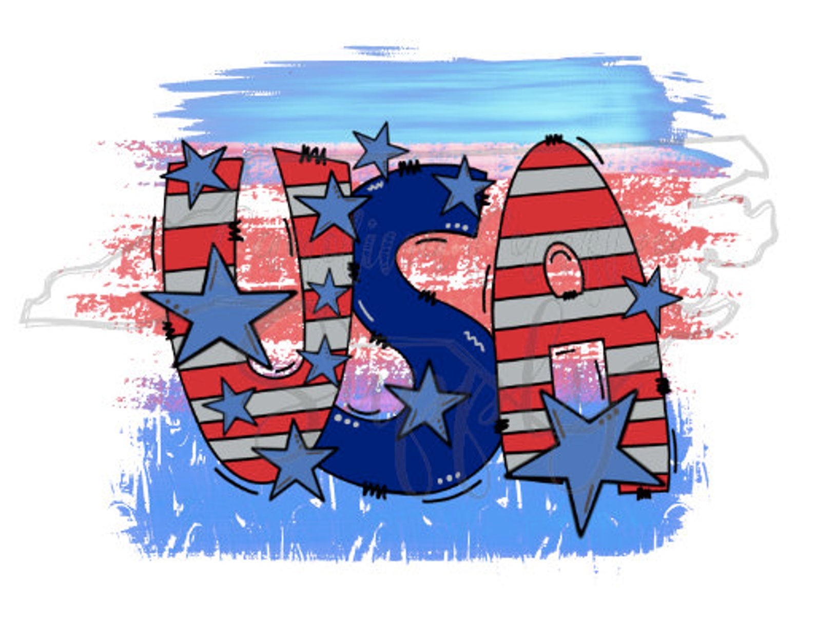 USA Sublimation Design Flag Sublimation Design USA Png Labor - Etsy