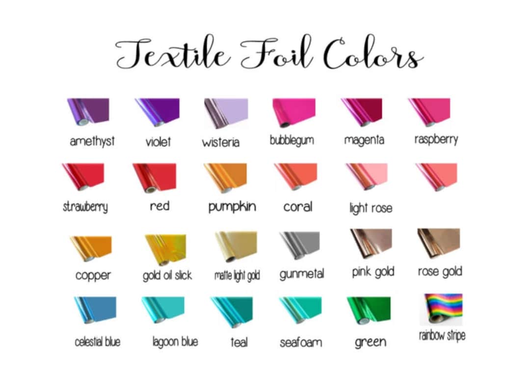 Textile Foil, Heat Transfer Foil, Foil Transfer Sheets, Hot Stamping ...