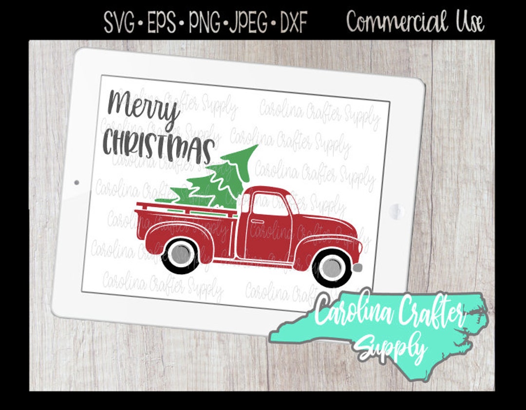 Christmas Truck SVG, Christmas SVG, Christmas Truck Cut File, Christmas ...