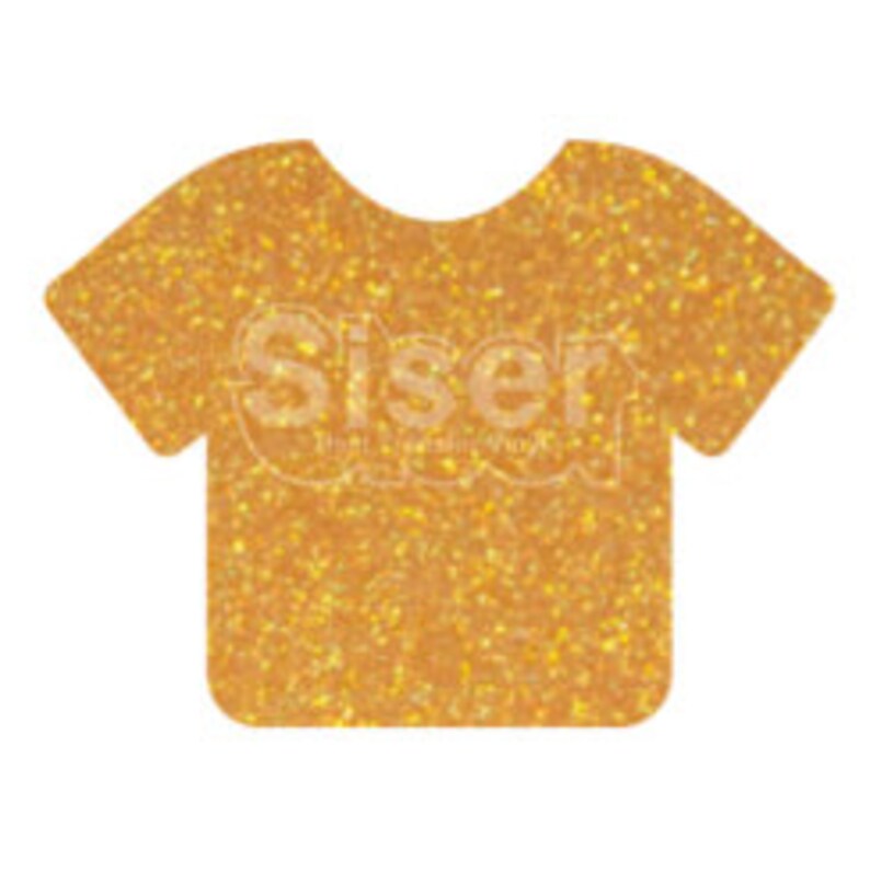 1 12x20" Translucent Orange Siser Glitter HTV, Siser Glitter Heat ...