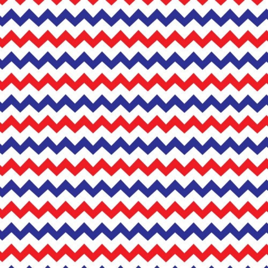 Patriotic Mini Chevron Heat Transfer Vinyl, Red White & Blue Heat ...