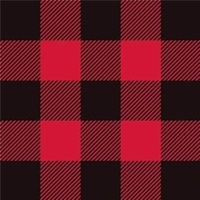 Buffalo Plaid Vinyl Red Buffalo Plaid Buffalo Plaid Decal - Etsy