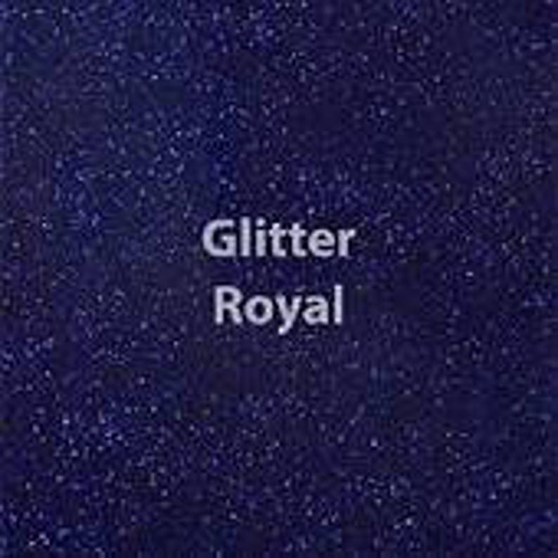 Blue Glitter Htv Royal Blue Glitter Htv 1 12x20 Royal - Etsy