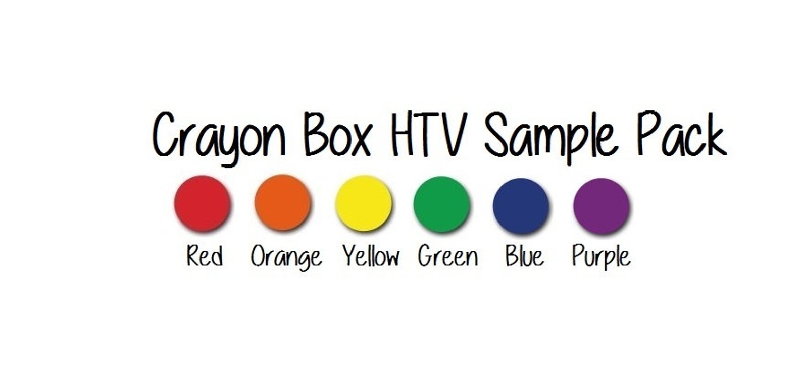 Siser Easyweed HTV Sample Pack Crayon Box HTV Pack Monthly | Etsy