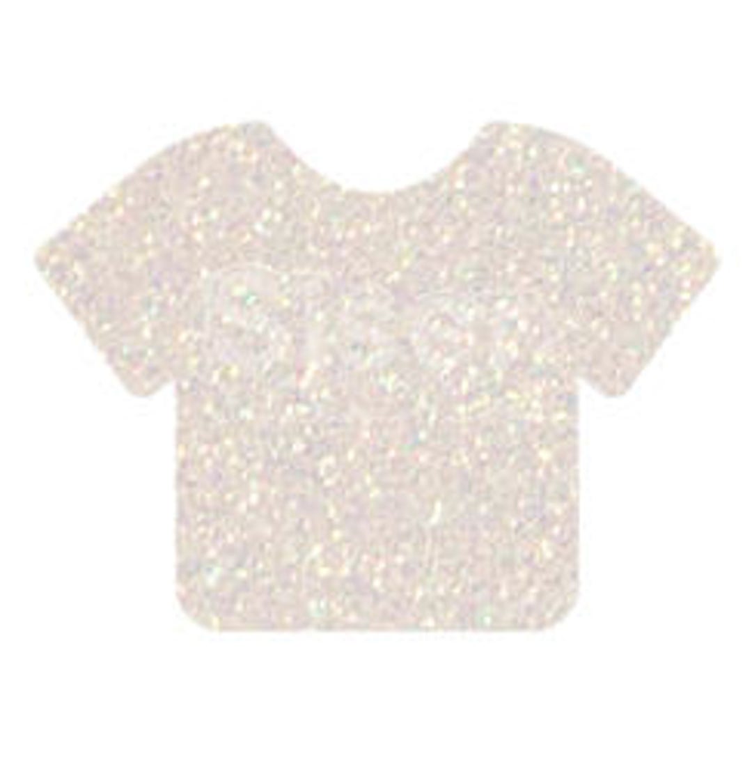 Rainbow White Siser Glitter HTV, Siser Glitter Heat Transfer Vinyl ...