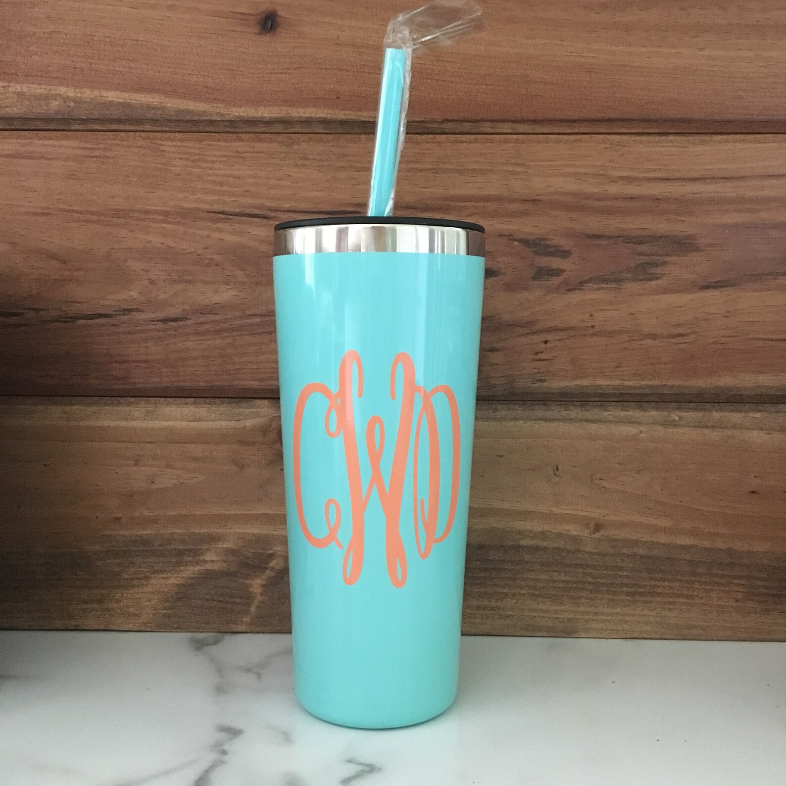 Personalized Steel Tumbler Monogrammed Tumbler Bridesmaid - Etsy