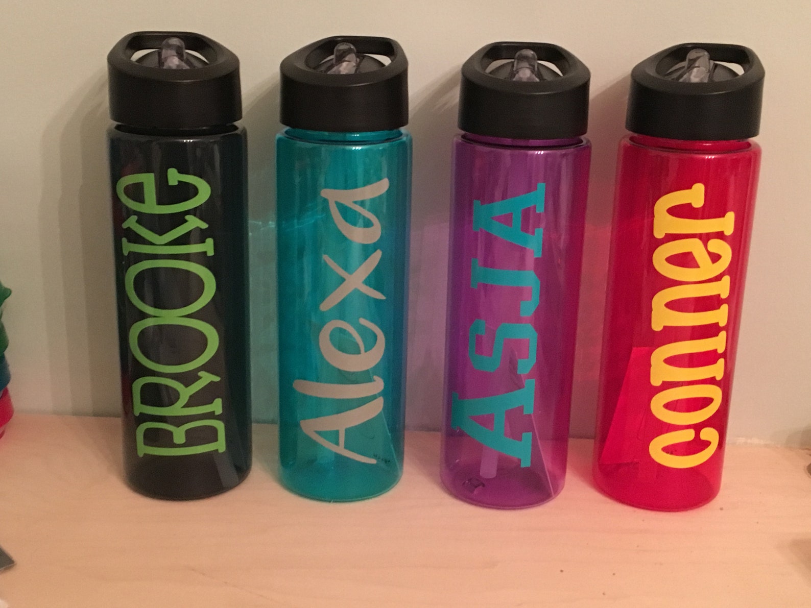 Water Bottle Personalized Bottle Water Tracker Monogrammed | Etsy