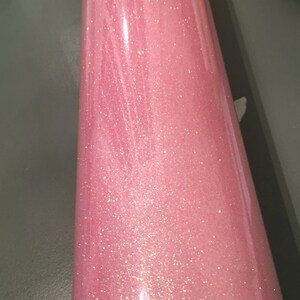 Petal Pink Glitter Heat Transfer Vinyl 12x20" Sheets Glitter HTV Pink ...