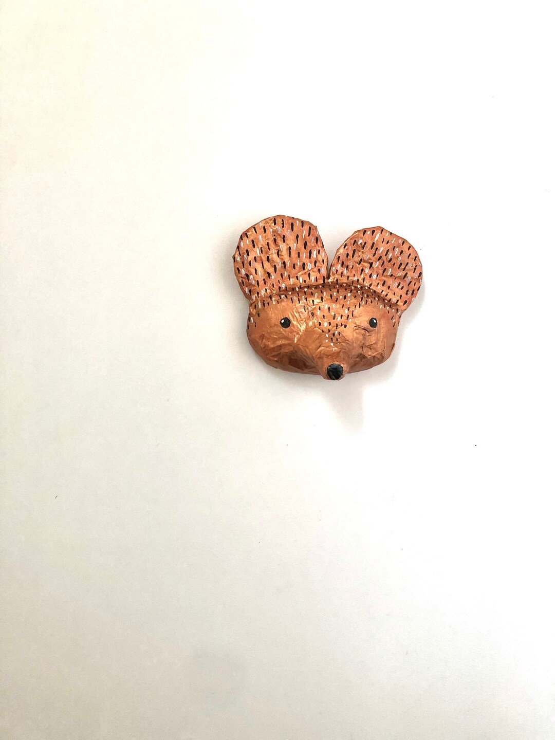 Copper Colour Mouse Wall Art Paper Mache Copper Mouse - Etsy UK