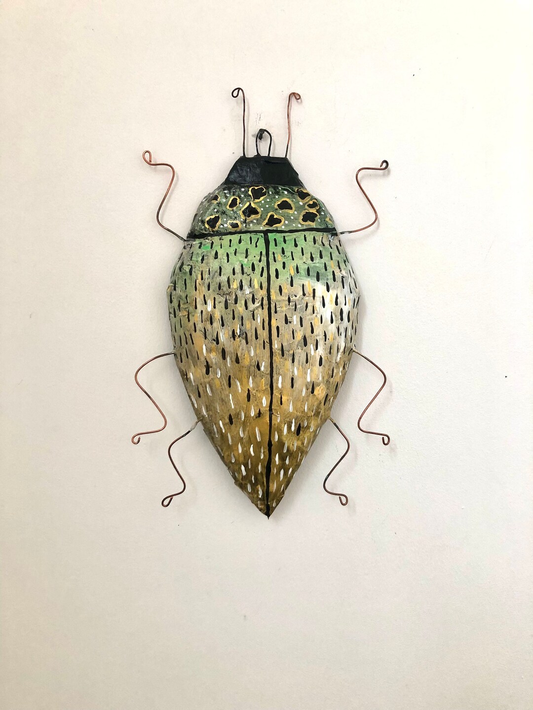 Beetle Wall Decor, Insect Artwork, Insect Art, Keepsake Gift, Unique ...