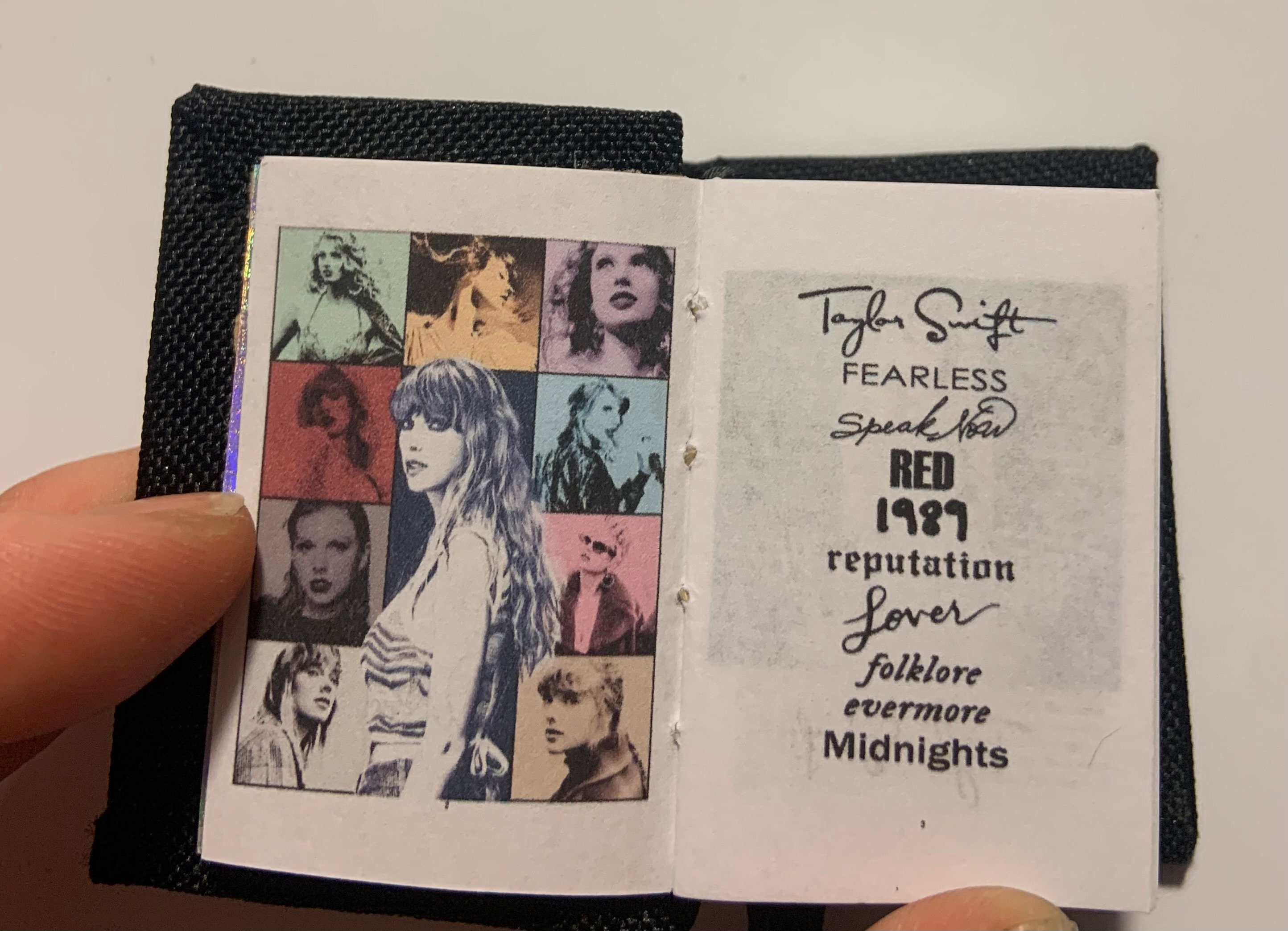 A Tiny Taylor Swift Eras Lyric Book : Travel Keychain Edition READABLE ...