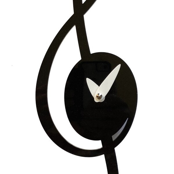 Treble Clef Wall Clock - Etsy