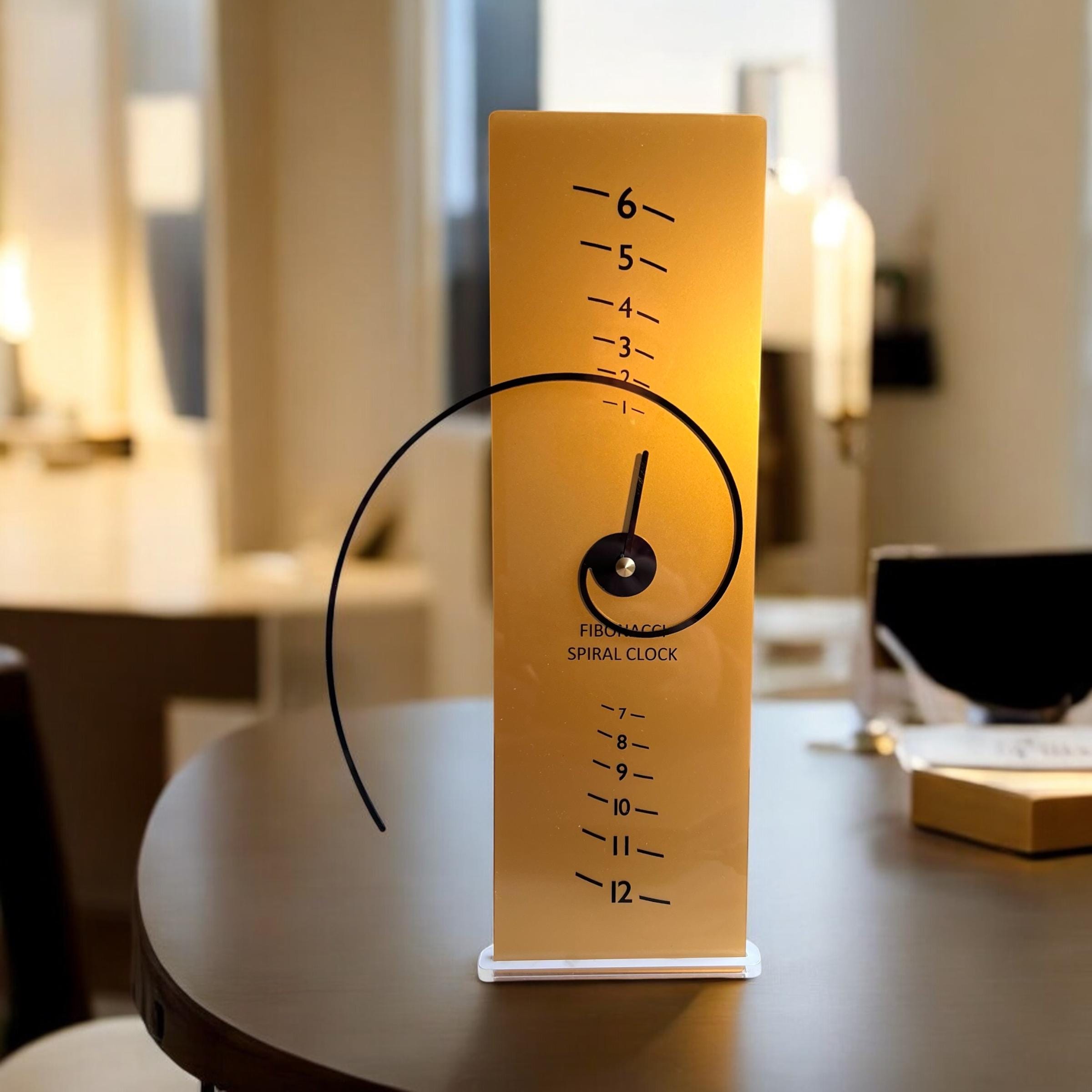 Fibonacci Spiral Clock - Etsy