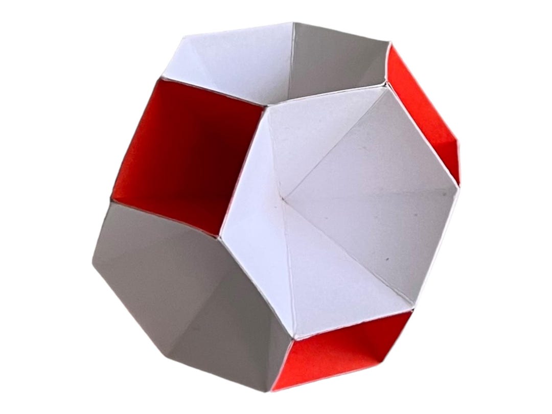 Excavated Polyhedra Series - Make an Excavated Truncated Octahedron - Etsy