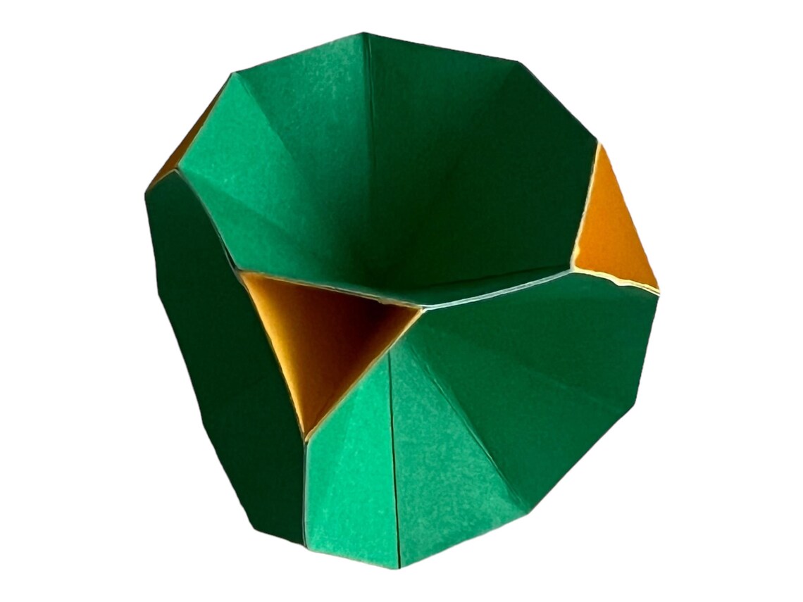 Excavated Polyhedra Series - Make an Excavated Truncated Cube - Etsy