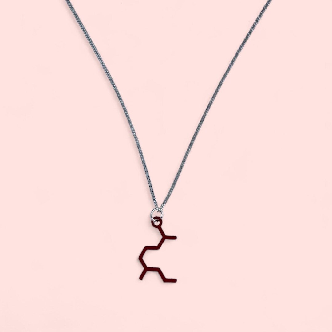 Rose Molecule Necklace - Etsy