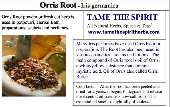 Orris Root Powder - Etsy