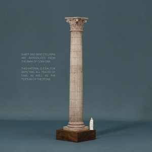 Сorinthian Order Columns Set • Architectural Cork Model • Ancient Rome ...