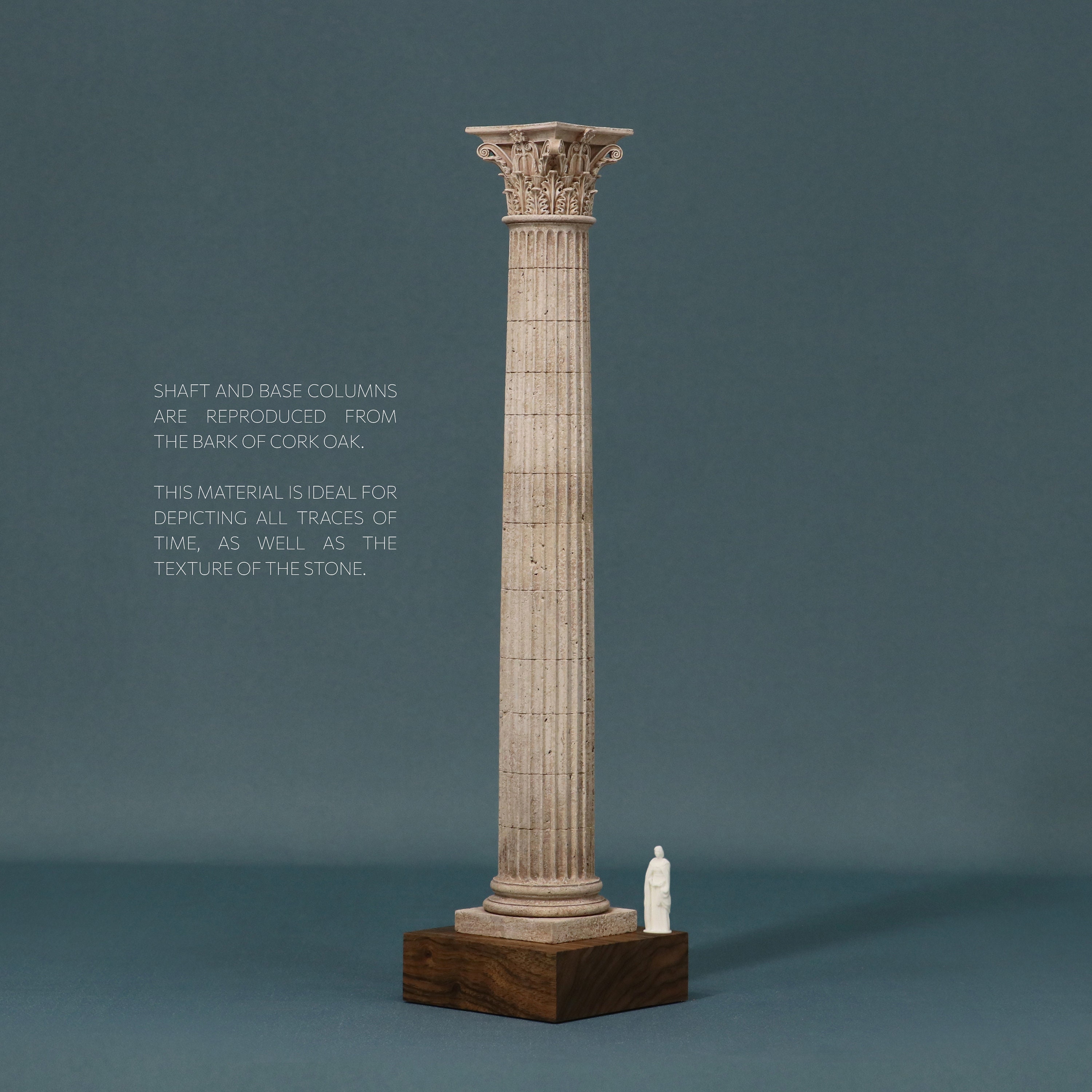 Сorinthian Order Columns Set • Architectural Cork Model • Ancient Rome ...