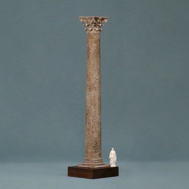 Roman Column Architectural Model of the Pantheon • Cork and Gypsum ...