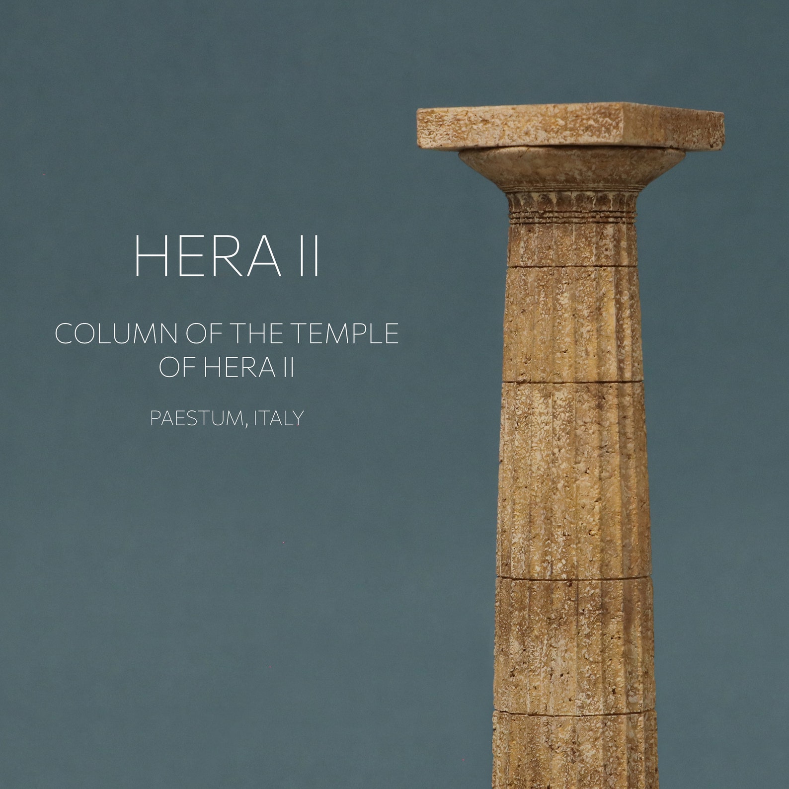 Greek Columns From Hera II Temple and Parthenon • Doric Order Column ...