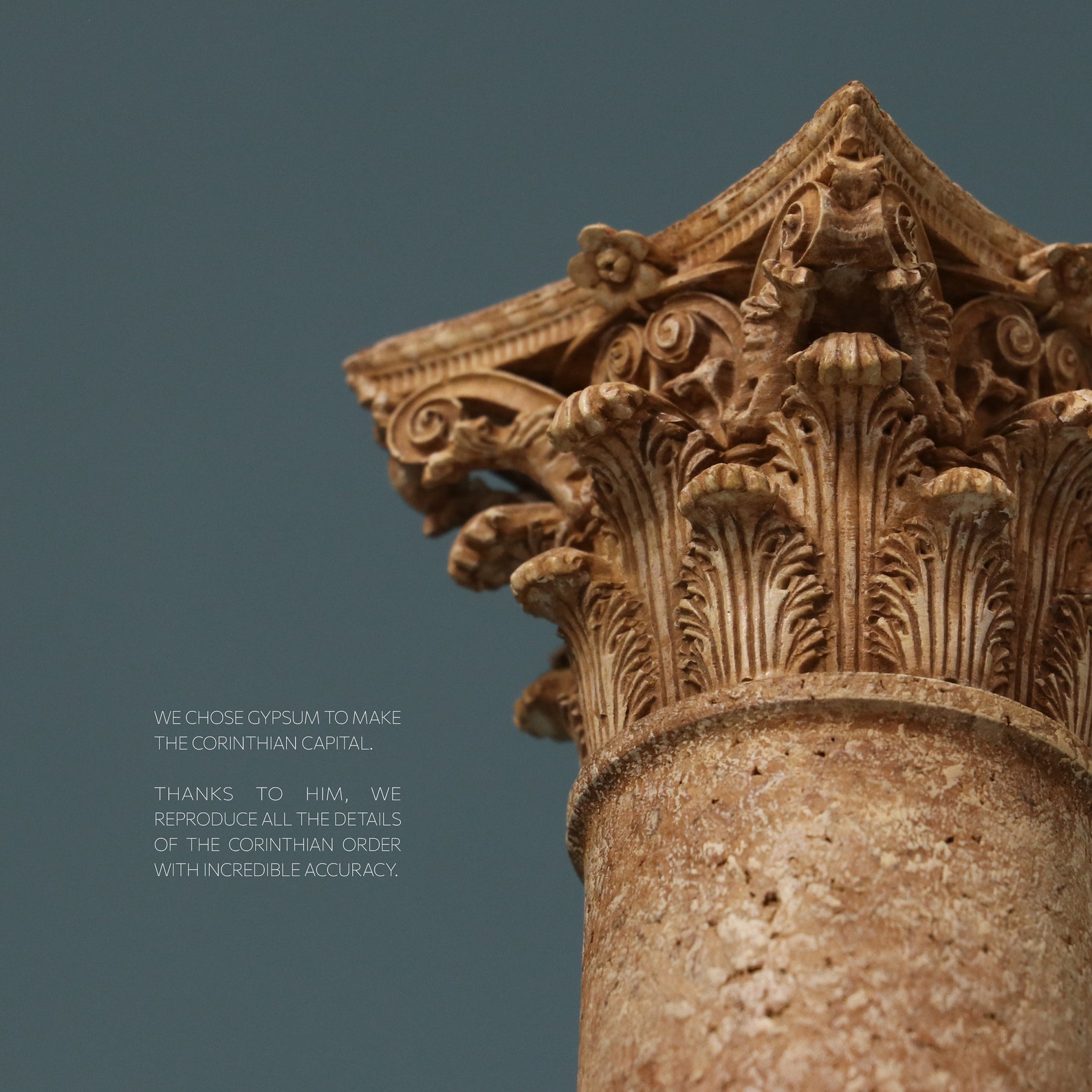 Сorinthian Order Columns Set • Architectural Cork Model • Ancient Rome ...