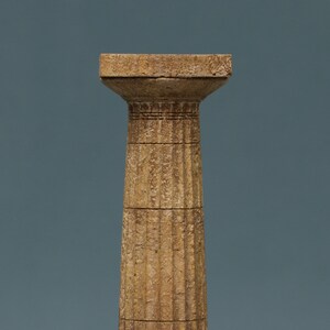 Ancient Column Model, Temple of Hera II, Paestum, Italy • Ancient Rome ...