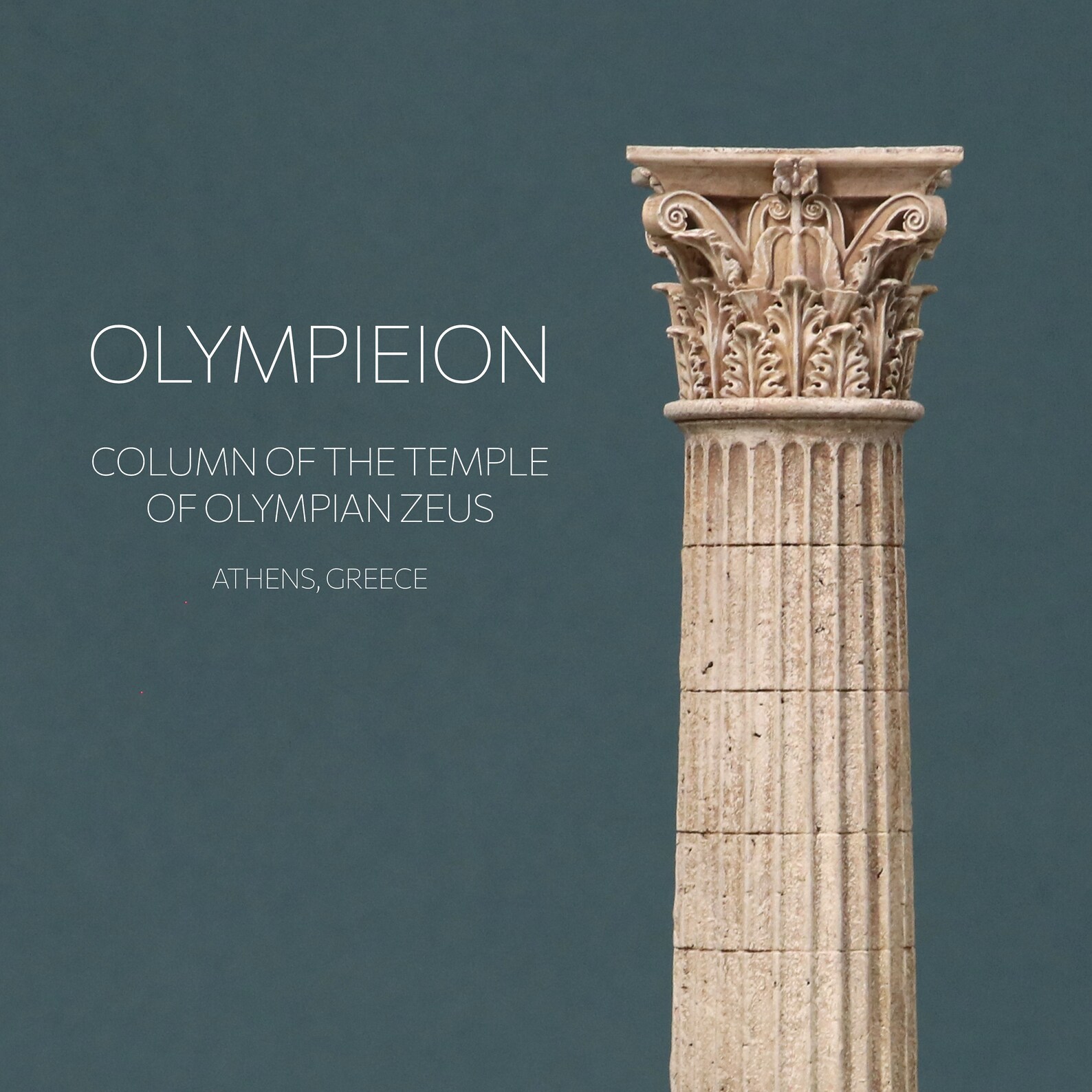 Сorinthian Order Columns Set • Architectural Cork Model • Ancient Rome ...